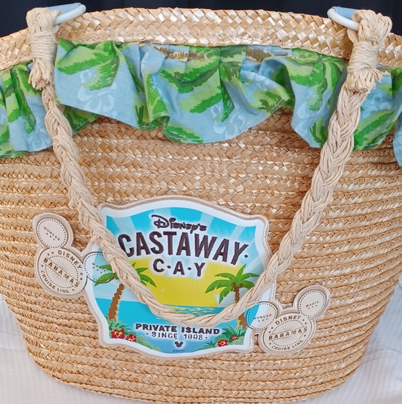Disney | Bags | Disneys Castaway Cay Private Island Since 998 Straw ...